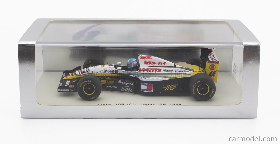 SPARK-MODEL S1780 Масштаб 1/43 | LOTUS F1 109 N 11 JAPAN GP 1994 MIKA ...