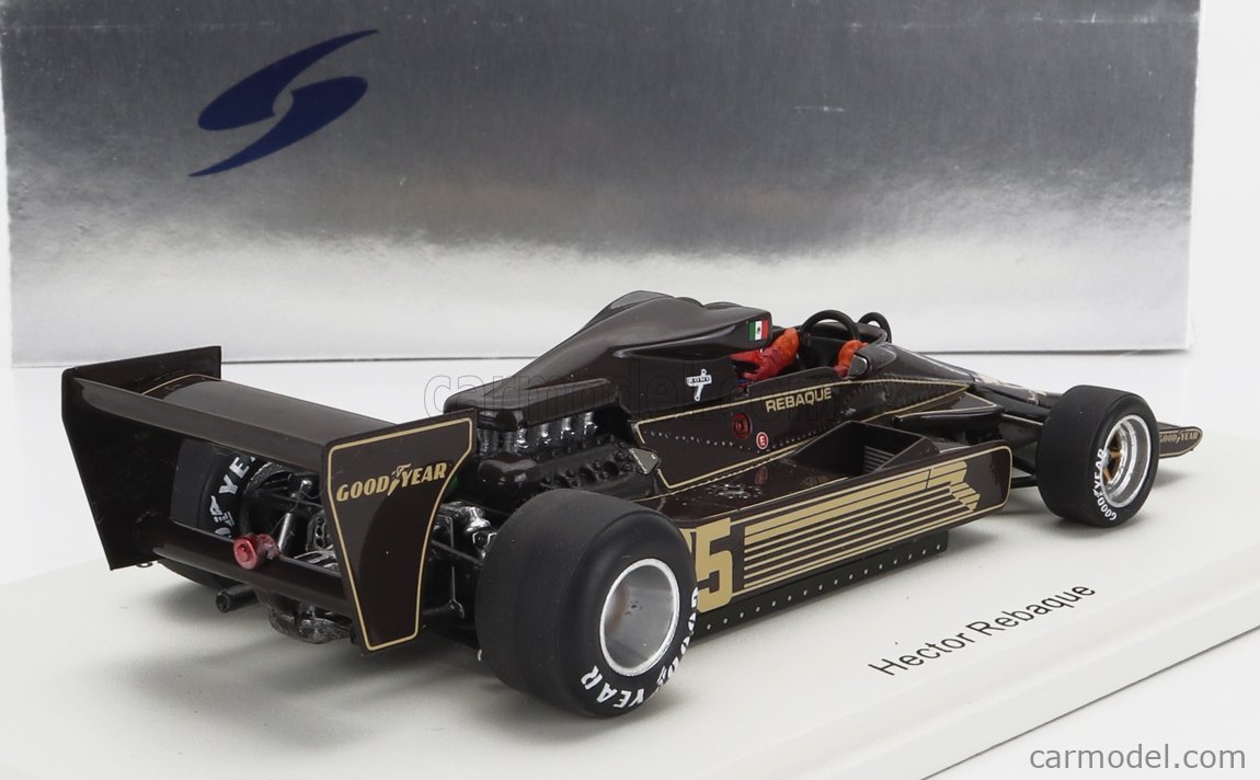 SPARK-MODEL S1847 Масштаб 1/43 | LOTUS F1 78 N 25 GERMAN GP 1978 HECTOR REBAQUE DARK BROWN GOLD