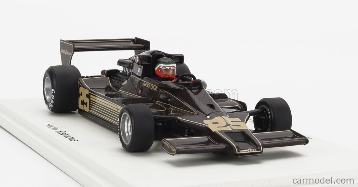 SPARK-MODEL S1847 Масштаб 1/43 | LOTUS F1 78 N 25 GERMAN GP 1978 HECTOR REBAQUE DARK BROWN GOLD