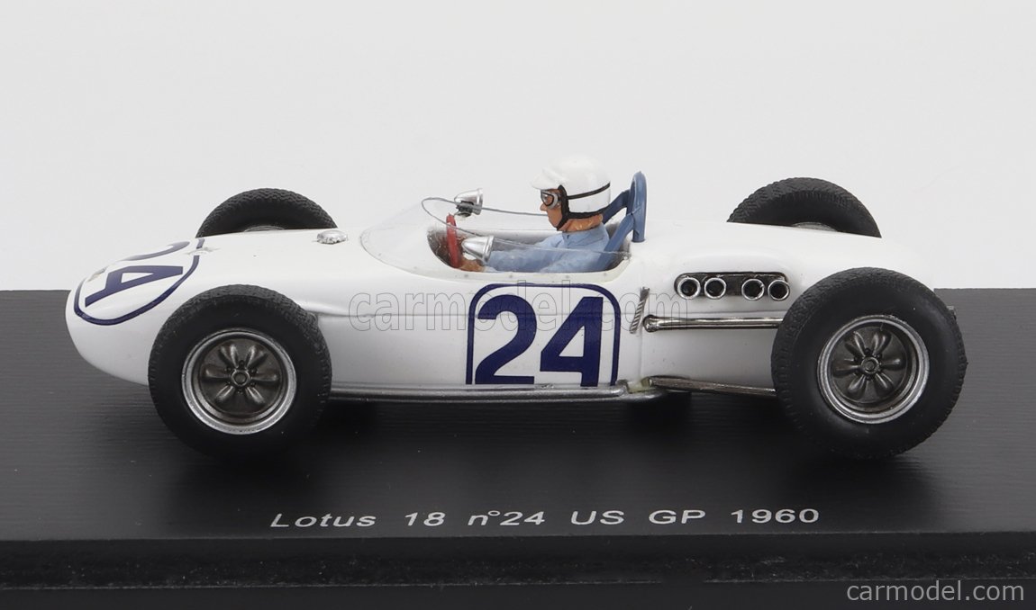 SPARK-MODEL S1828 Scale 1/43 | LOTUS F1 18 N 8 MONACO GP 1961 MICHAEL ...