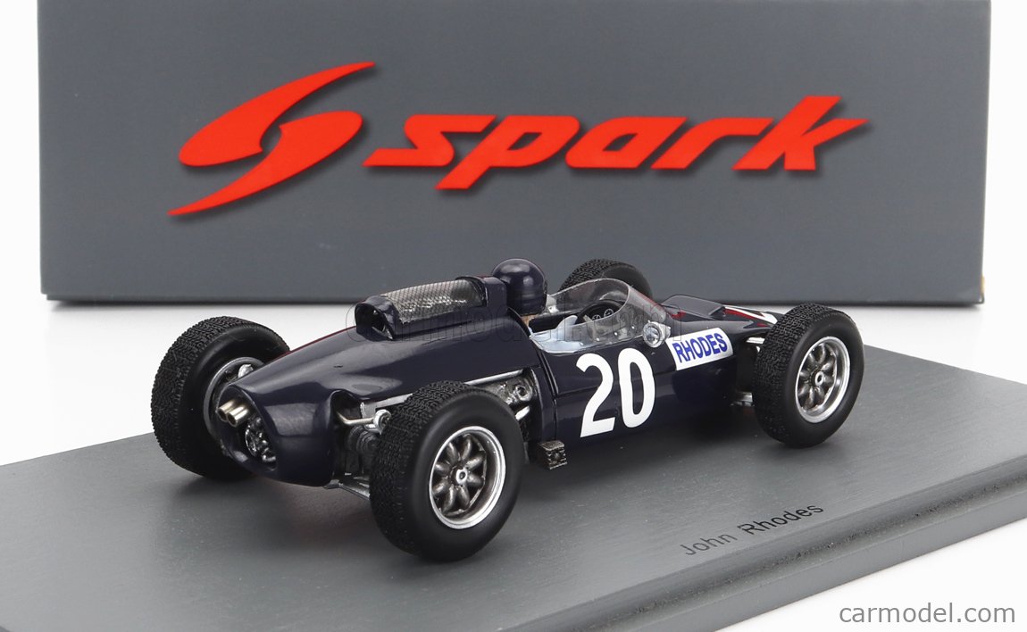 SPARK-MODEL S5293 Escala 1/43 | COOPER F1 T60 N 20 BRITISH GP 1965 JOHN ...