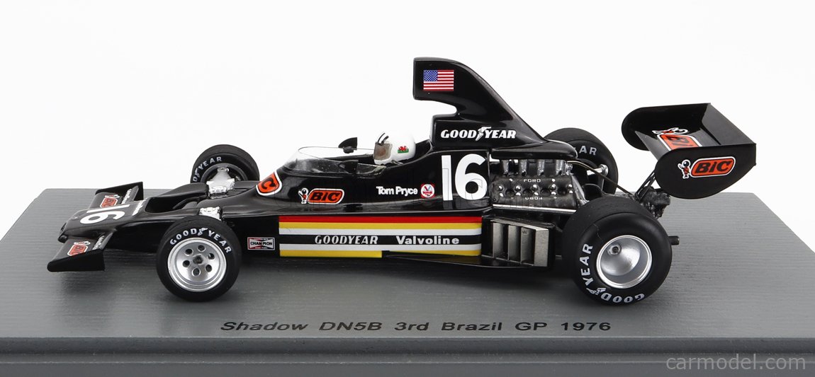 SPARK-MODEL S3837 Масштаб 1/43 | SHADOW F1 DN5 N 16 3rd BRAZILIAN GP ...