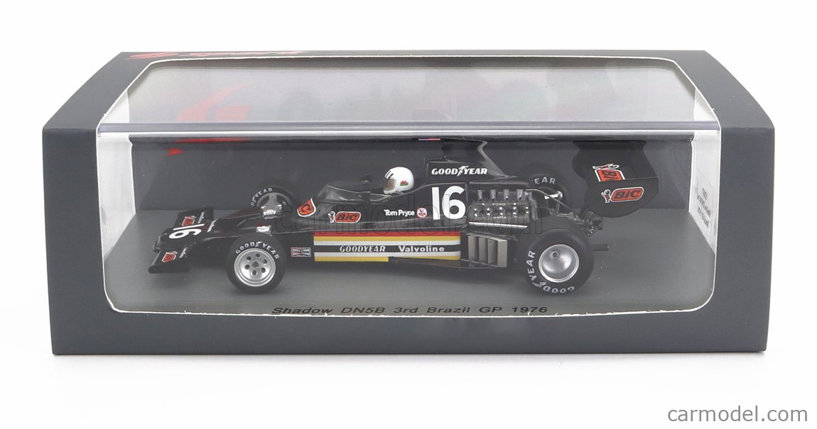 SPARK-MODEL S3837 Масштаб 1/43 | SHADOW F1 DN5 N 16 3rd BRAZILIAN GP ...