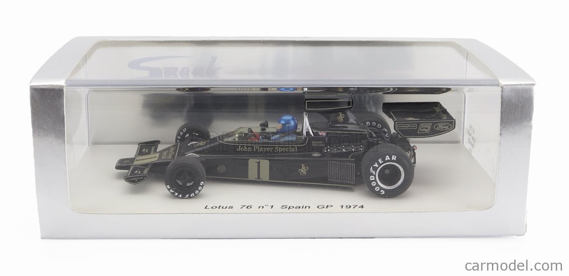 SPARK-MODEL S1769 Echelle 1/43 | LOTUS F1 76 N 1 SPANISH GP 1974 RONNIE ... SPARK-MODEL S1769 Echelle 1/43 | LOTUS F1 76 N 1 SPANISH GP 1974 RONNIE ...