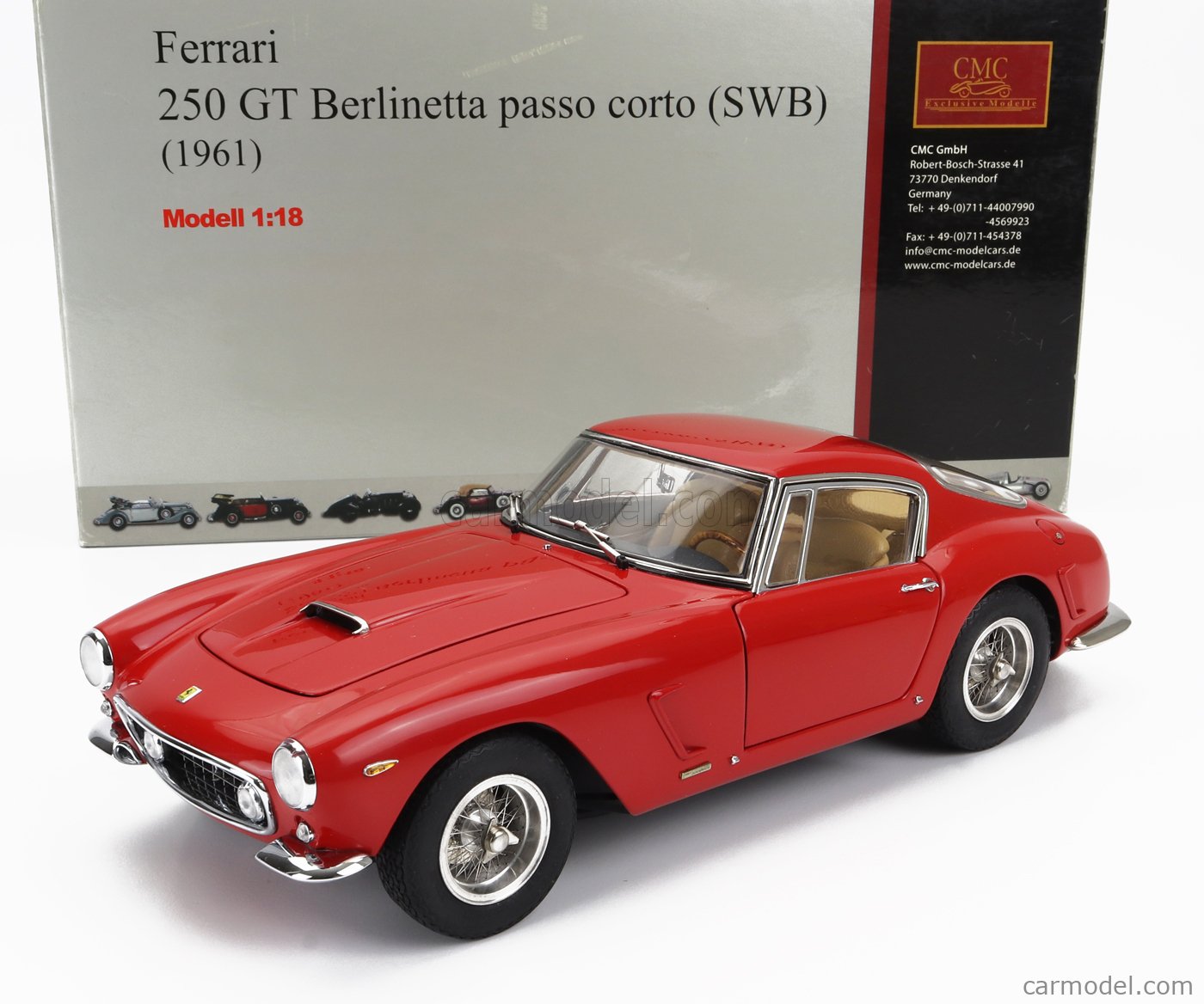 CMC M046 Масштаб 1/18 | FERRARI 250 GT SWB BERLINETTA COUPE 1961 ...