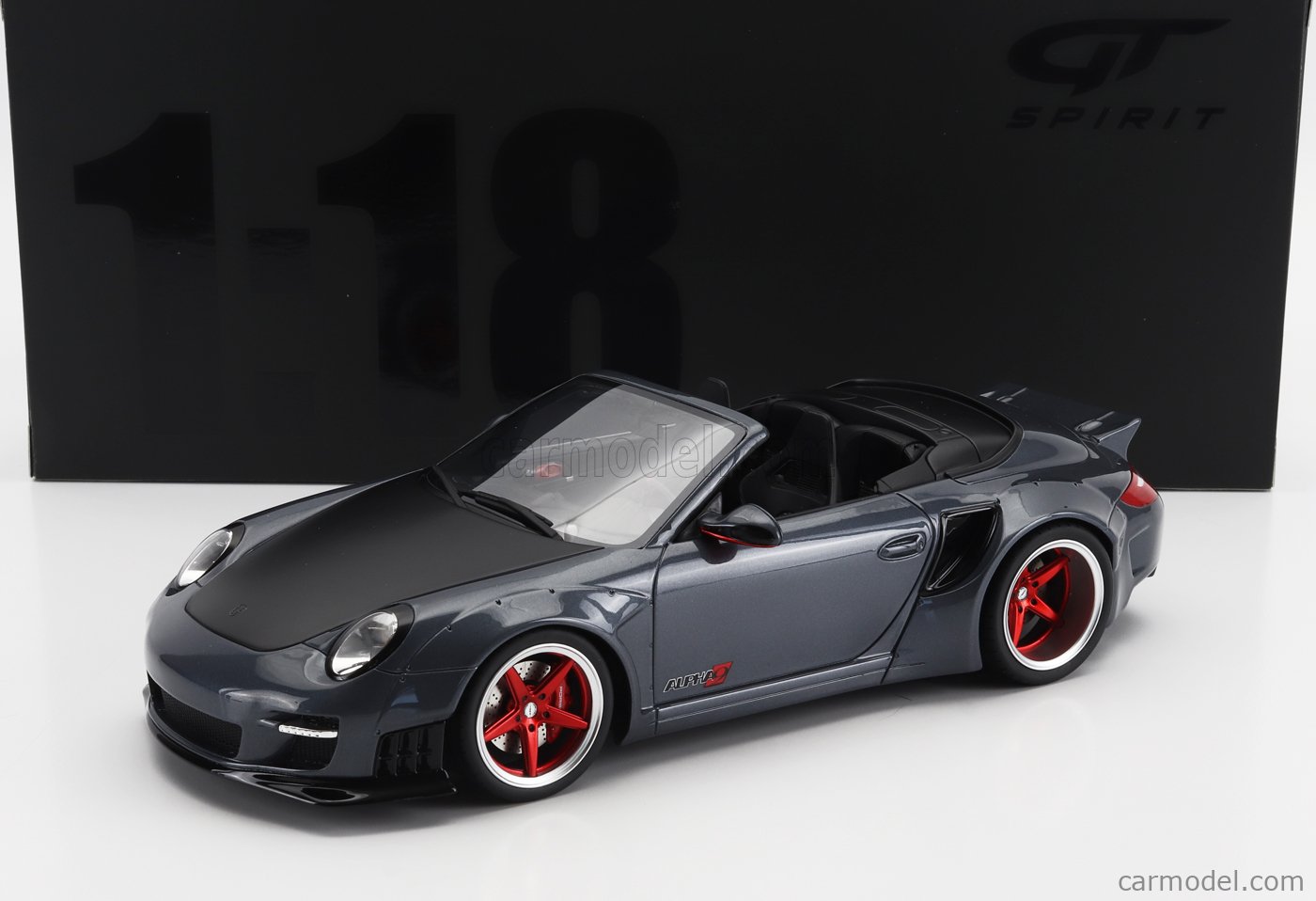 GT-SPIRIT GT463 Scale 1/18 | PORSCHE 911 997 CABRIOLET LB-WORKS 2011 GREY