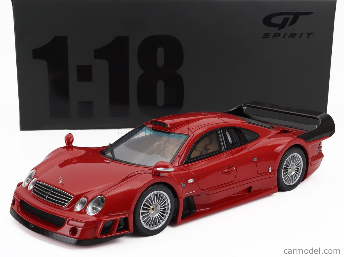 GT-SPIRIT GT910 Scale 1/18 | MERCEDES BENZ CLK-GTR SUPER SPORT 1998 RED