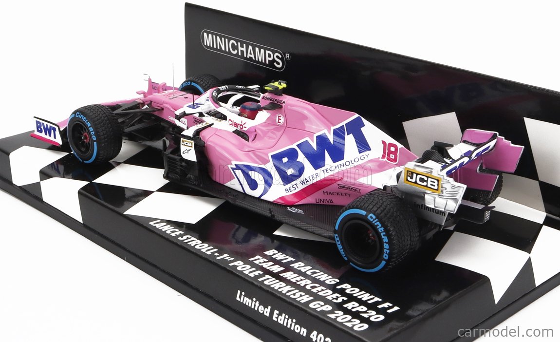 MINICHAMPS 417201418 Scale 1/43 | MERCEDES BWT F1 RP20 TEAM SPORTPESA ...