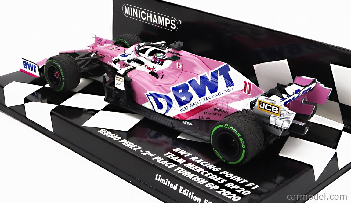 MINICHAMPS 417201411 Scale 1/43 | MERCEDES BWT F1 RP20 TEAM SPORTPESA ...