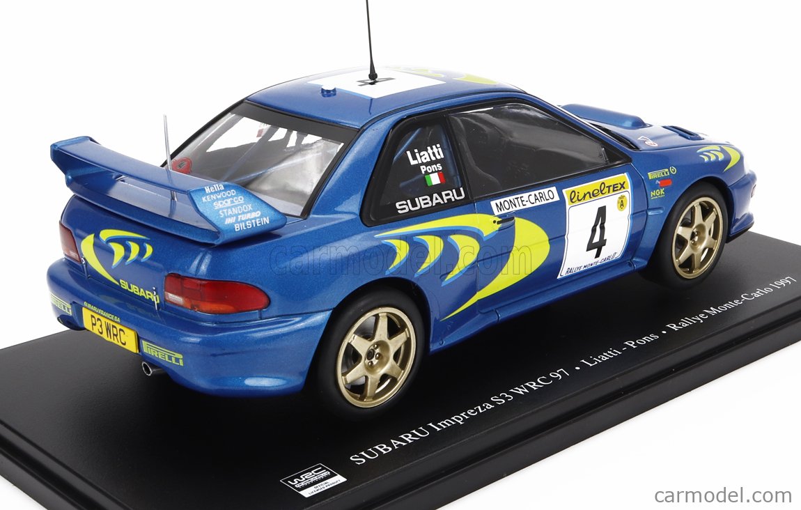 EDICOLA AAWRC044 Scale 1/24 | SUBARU IMPREZA STI WRC N 4 WINNER RALLY ...