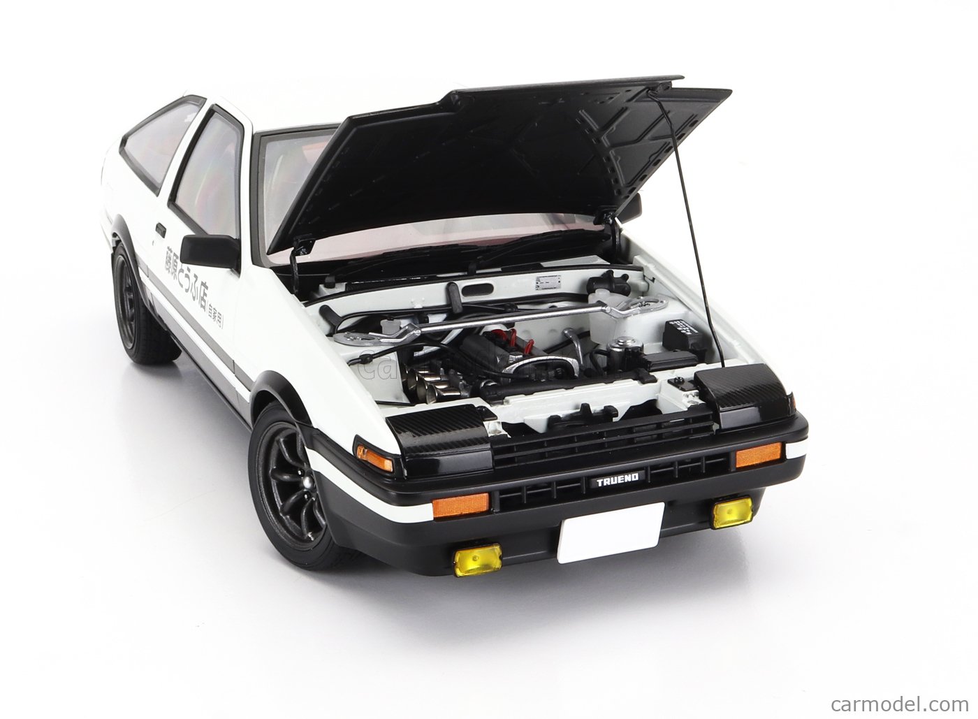 AUTOART 78786 Scale 1/18 | TOYOTA SPRINTER TRUENO (AE86) PROJECT D FINAL VERSION 1980 WHITE BLACK