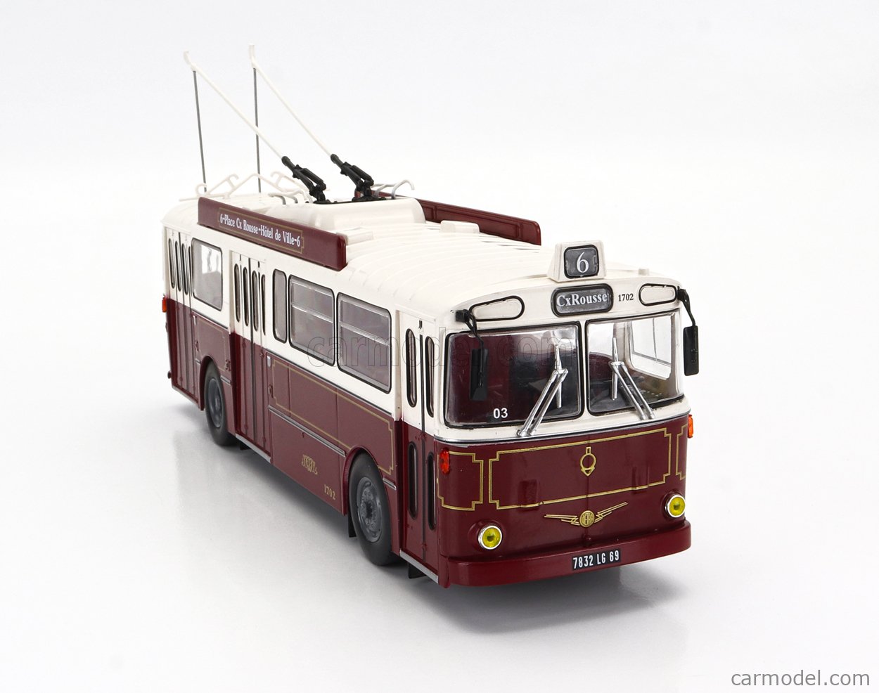 EDICOLA G111A060 Scale 1/43 | BERLIET VETRA VBH85 TROLLEYBUS ROUSSE ...