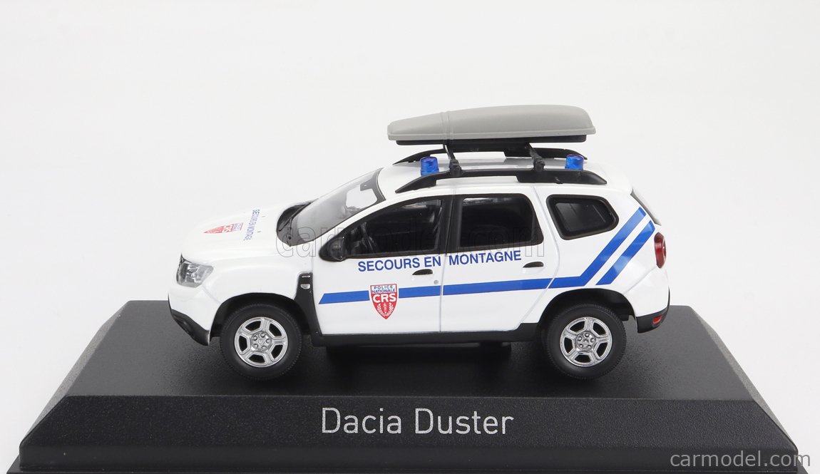 NOREV 509026 Scale 1/43 | DACIA DUSTER POLICE 2020 WHITE BLUE