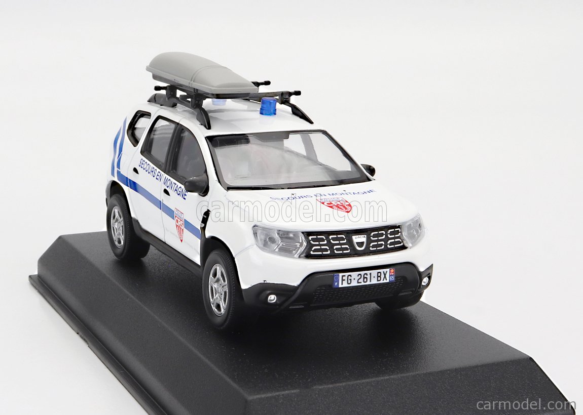NOREV 509026 Scale 1/43 | DACIA DUSTER POLICE 2020 WHITE BLUE