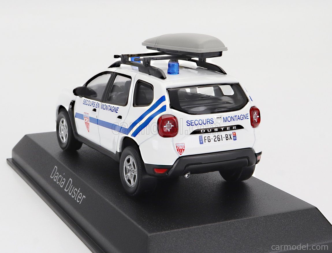 NOREV 509026 Scale 1/43 | DACIA DUSTER POLICE 2020 WHITE BLUE
