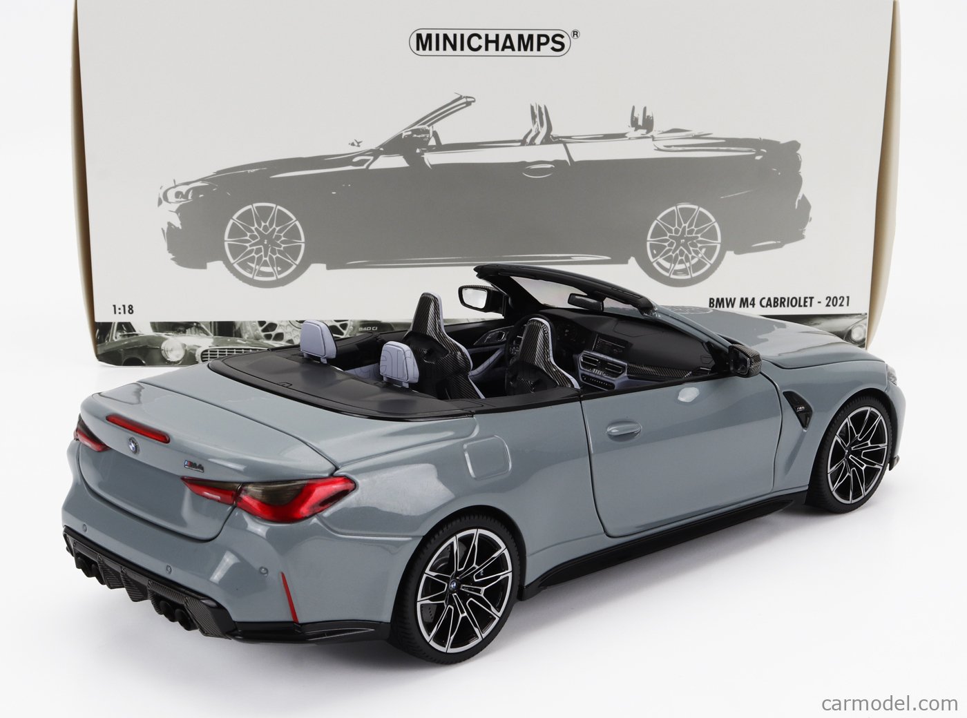 MINICHAMPS 110021032 Scale 1/18 | BMW 4-SERIES M4 (G83) CABRIOLET 2020 ...