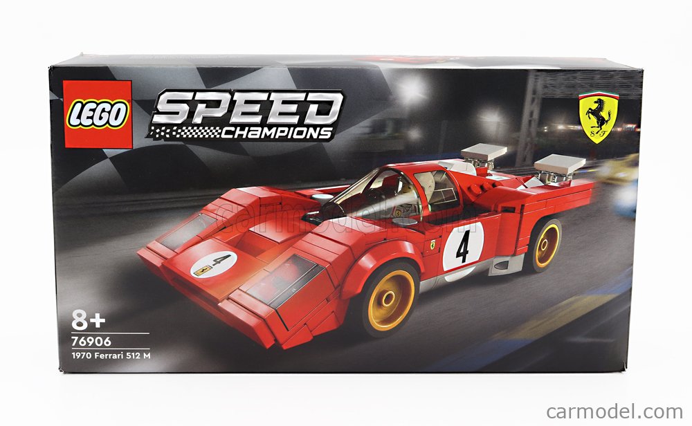 LEGO 76906 Scale / | FERRARI LEGO SPEED CHAMPION - 512M N 4 RACING 1970 ...