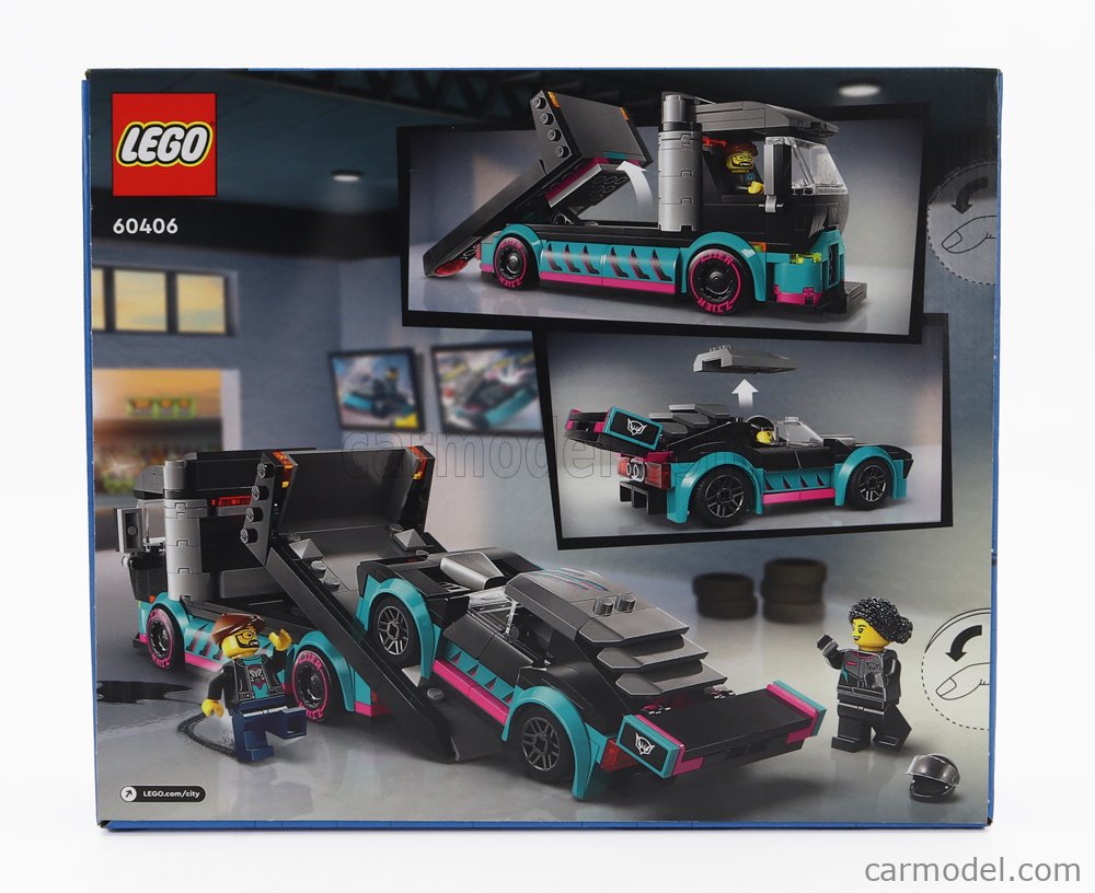 LEGO 6465031-60406 Scale / | TRUCK LEGO CITY - RAMP TRUCK WITH RACE CAR ...