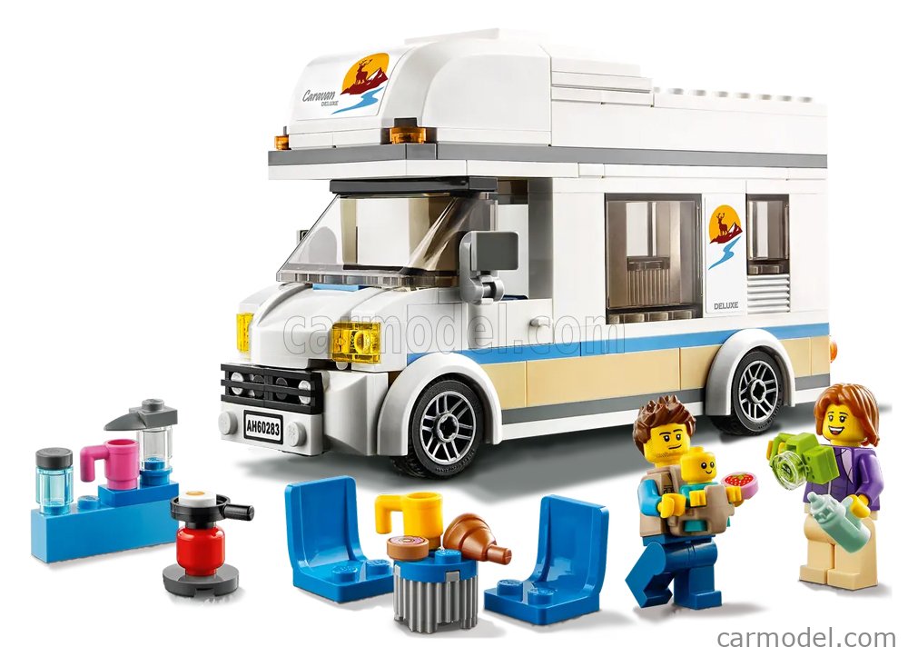 LEGO 60283 Escala / | CAMPER LEGO CITY - HOLIDAY CAMPER - 190 PEZZI ...