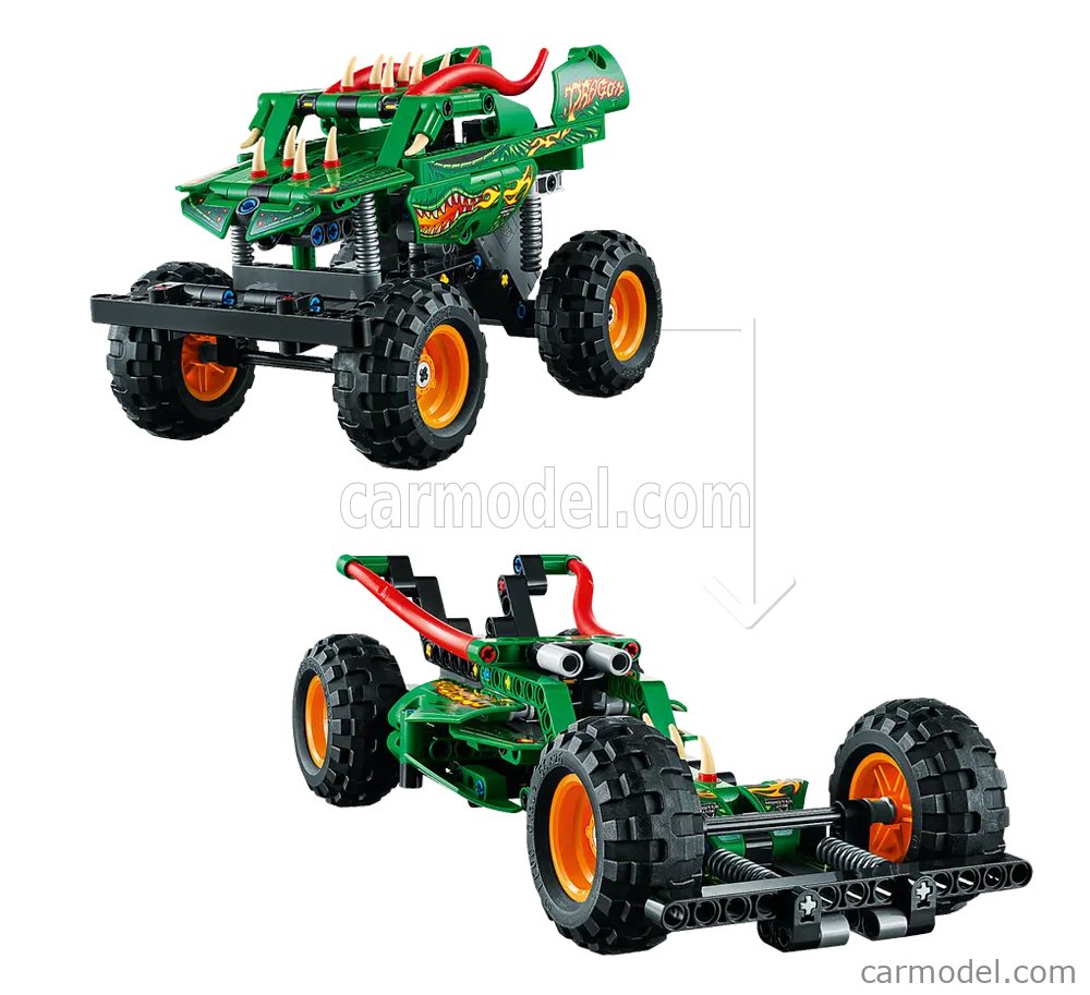 LEGO 6420675-42149 Scale / | TRUCK LEGO TECHNIC - 2 IN 1 - MONSTER JAM ...