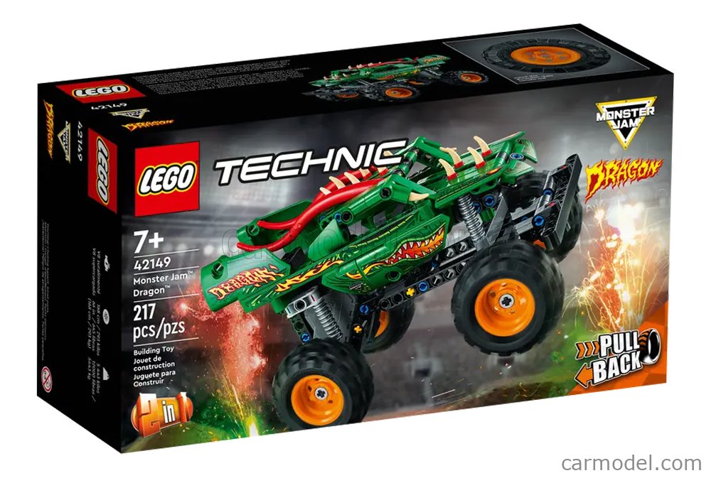 LEGO 6420675-42149 Scale / | TRUCK LEGO TECHNIC - 2 IN 1 - MONSTER JAM ...