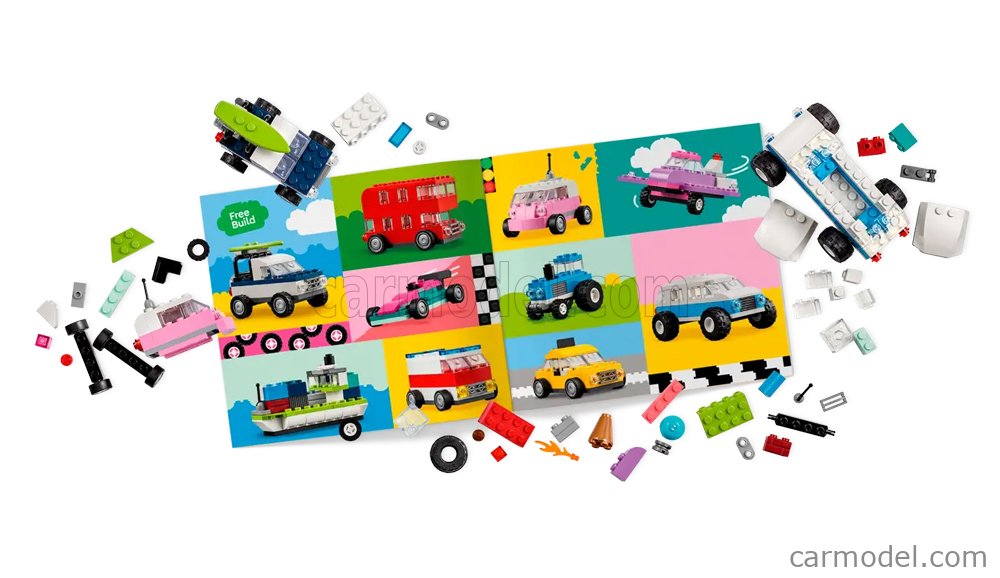 LEGO 6470354-11036 Масштаб / | AUTOMOBILE LEGO CLASSIC - VEICOLI CREATIVI - AUTO COLORATE - FREE ...