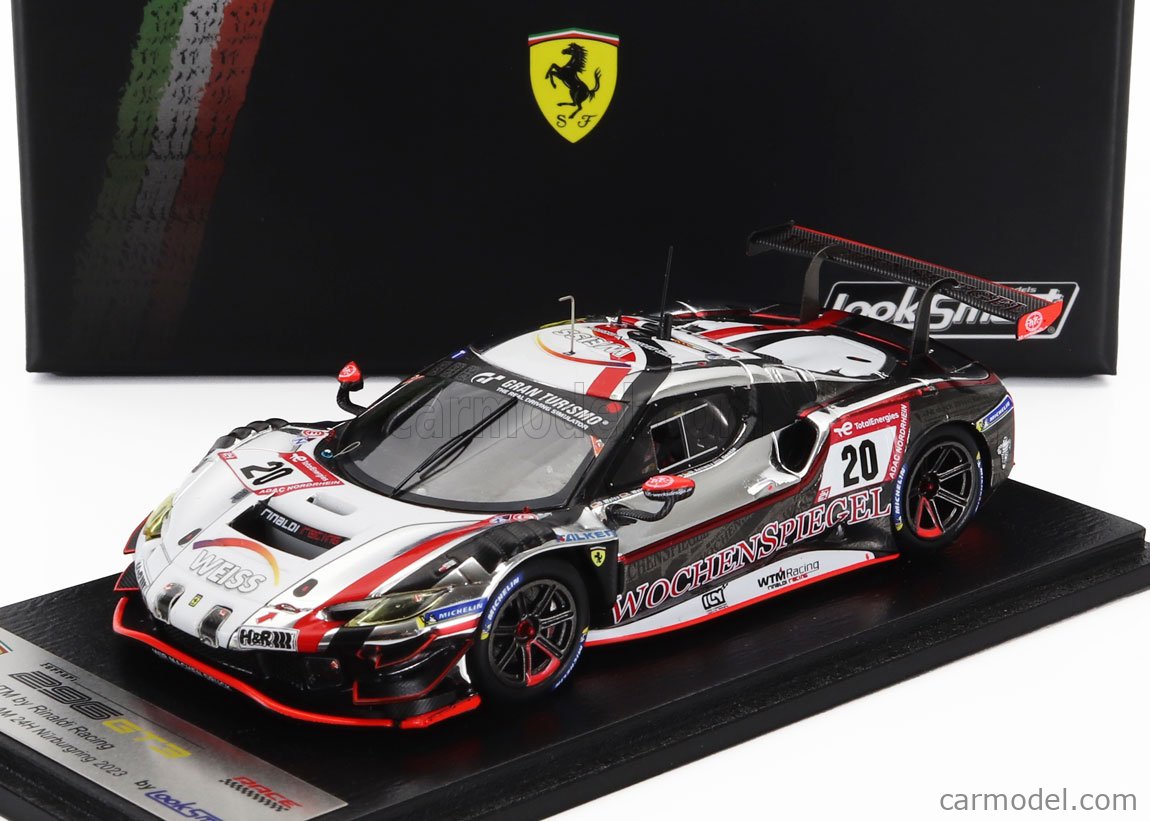 LOOKSMART LSRC175 Scale 1/43 | FERRARI 296 GT3 3.0L TWIN TURBO V6 TEAM ...