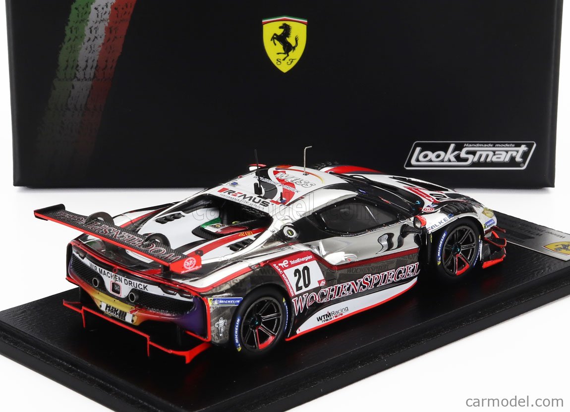 LOOKSMART LSRC175 Scale 1/43 | FERRARI 296 GT3 3.0L TWIN TURBO V6 TEAM ...