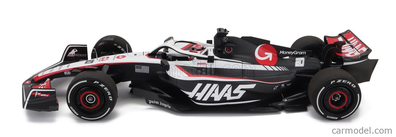 MINICHAMPS 147230120 Scale 1/18 | HAAS F1 VF-23 TEAM MONEYGRAM HAAS N 20 10th SAUDI ARABIAN GP ...