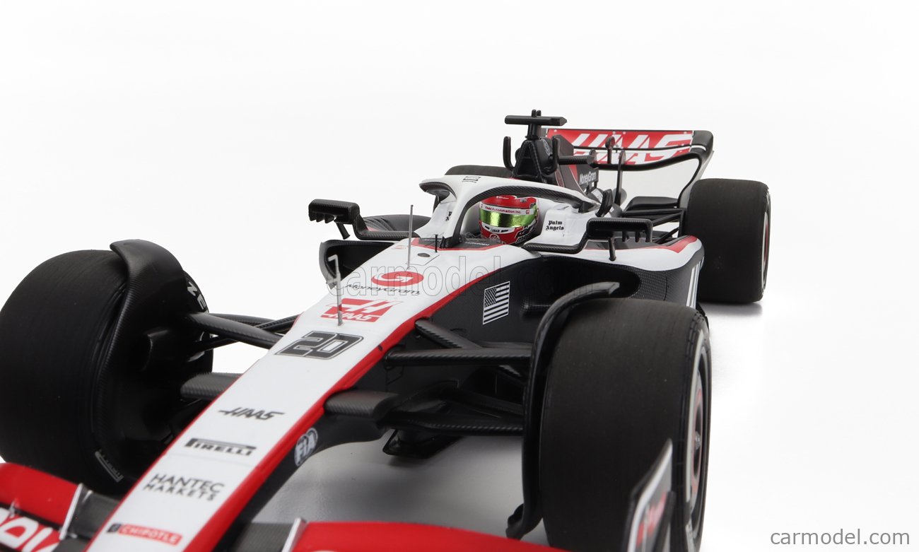 MINICHAMPS 147230120 Scala 1/18 | HAAS F1 VF-23 TEAM MONEYGRAM HAAS N 20 10th SAUDI ARABIAN GP ...
