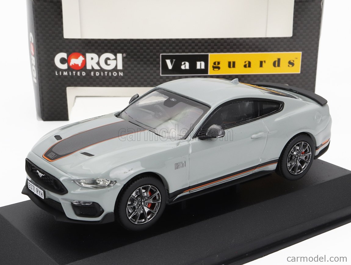 VANGUARDS VA15501 Scale 1/43 | FORD USA MUSTANG MACH-1 COUPE 2021 GREY