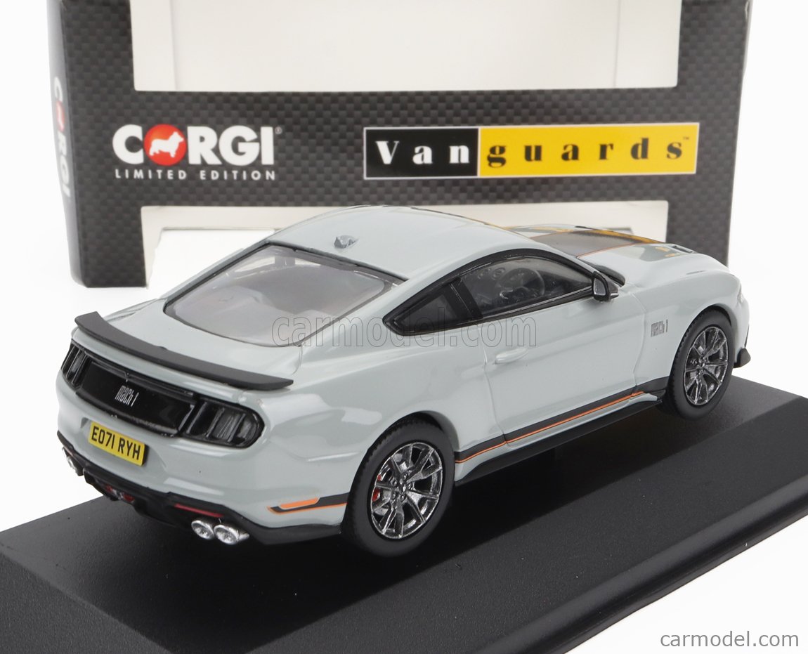 VANGUARDS VA15501 Scale 1/43 | FORD USA MUSTANG MACH-1 COUPE 2021 GREY