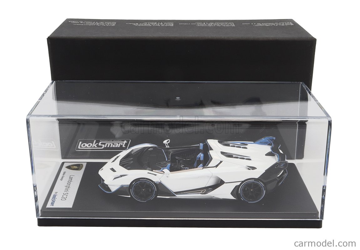 LOOKSMART LS518 Scale 1/43 | LAMBORGHINI SC20 2020 SHINY WHITE