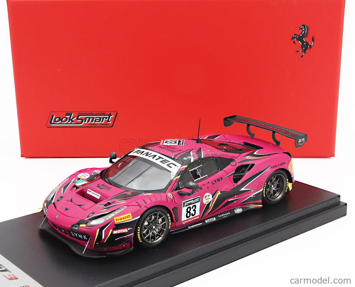 LOOKSMART LSRC152 Scale 1/43 | FERRARI 488 GT3 EVO 3.9L TURBO V8 TEAM ...