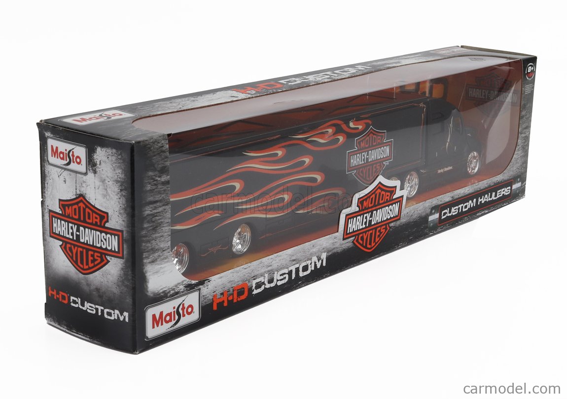 MAISTO 11516-3 Scale 1/64 | TRUCK H-D HAULERS TRUCK HARLEY DAVIDSON CAR ...
