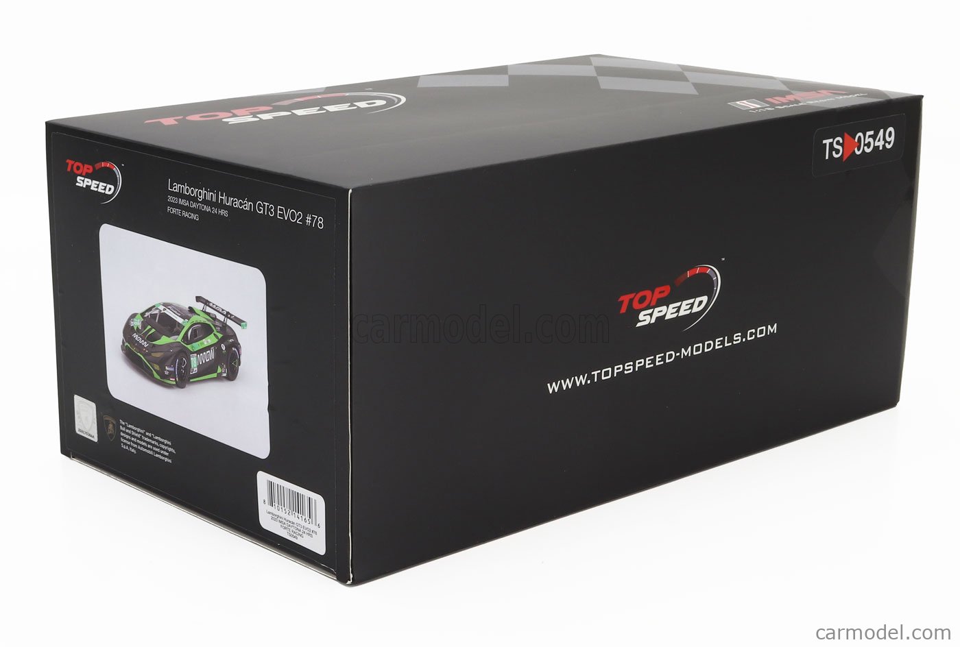 TRUESCALE TS0549 Scala 1/18 | LAMBORGHINI HURACAN GT3 EVO2 TEAM FORTE ...