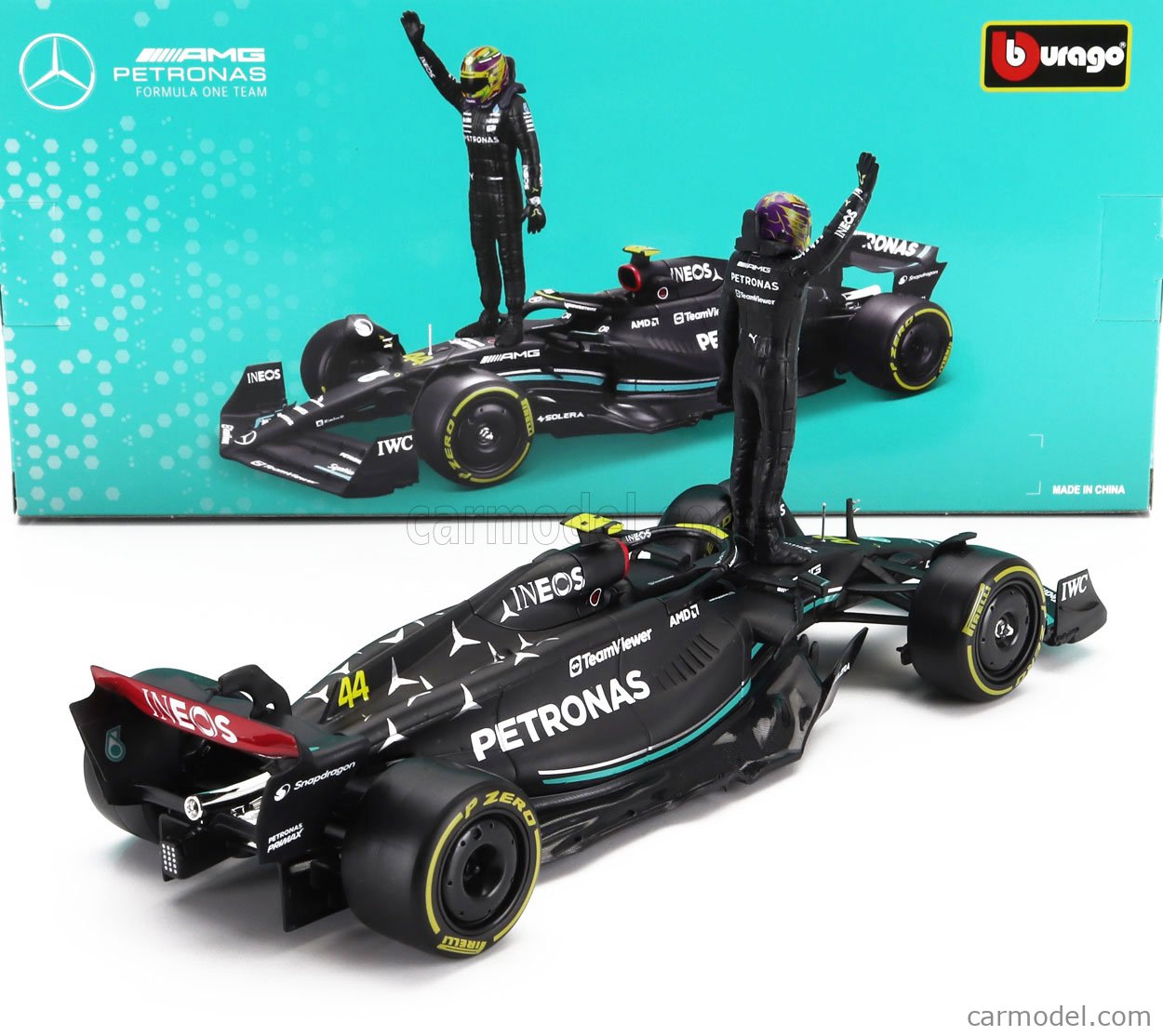 BURAGO 18-28037-HAM Scale 1/24 | MERCEDES GP F1 W14 TEAM MERCEDES-AMG ...