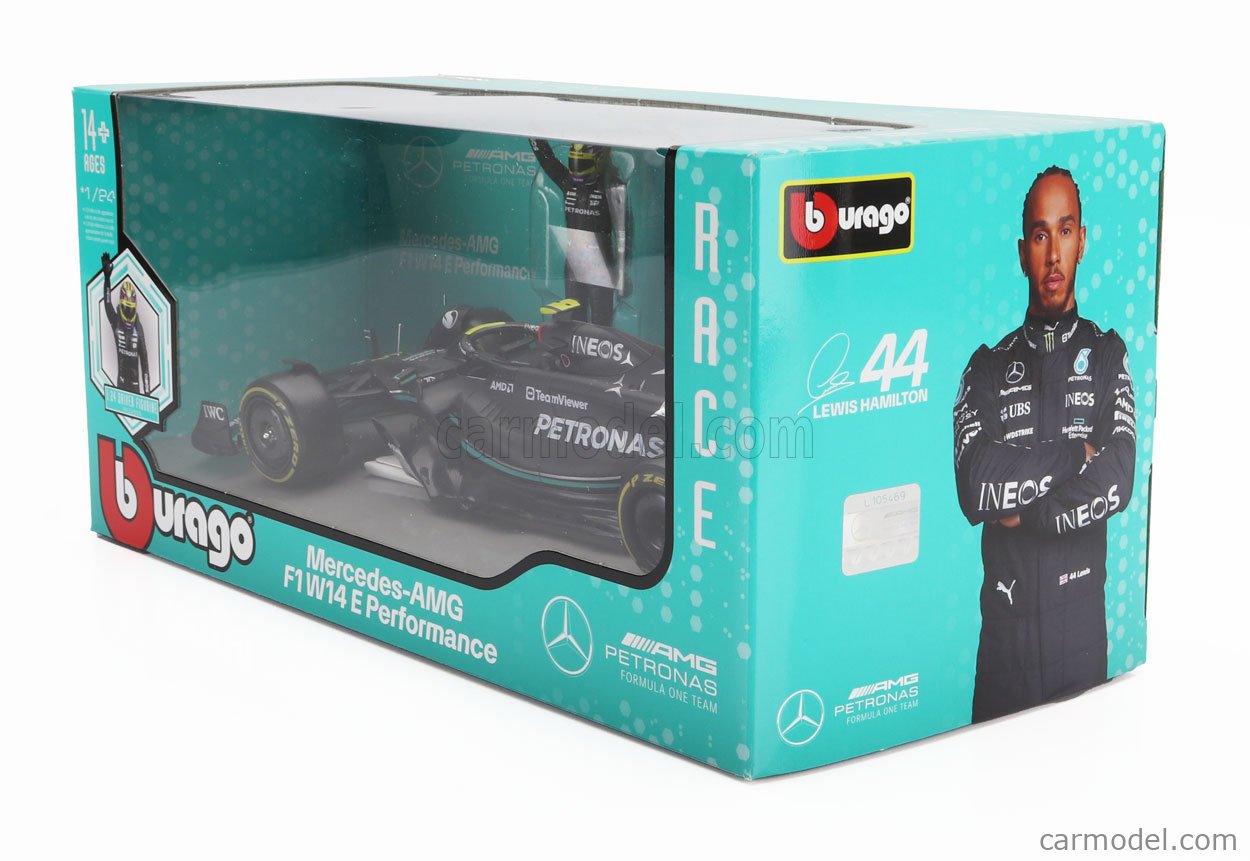 BURAGO 18-28037-HAM Scale 1/24 | MERCEDES GP F1 W14 TEAM MERCEDES-AMG ...