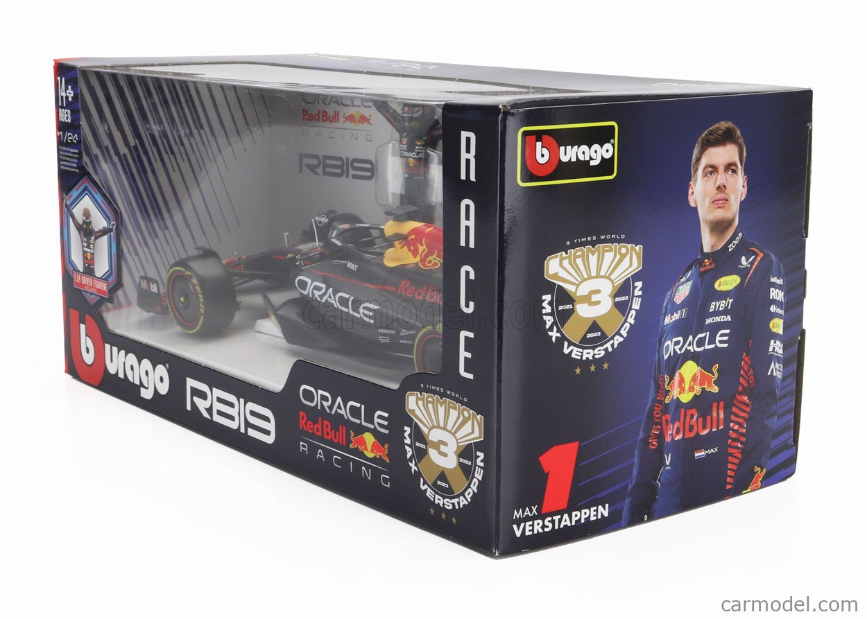 BURAGO 18-28036-VER Scale 1/24 | RED BULL F1 RB19 TEAM ORACLE RED BULL ...