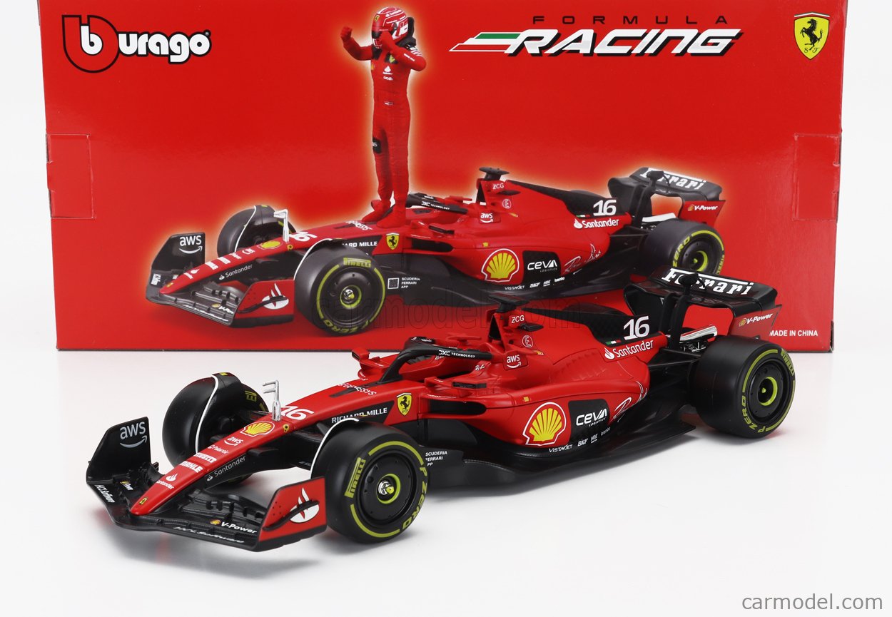 BURAGO 18-26809-LEC Scale 1/24 | FERRARI F1 SF-23 TEAM SCUDERIA FERRARI ...