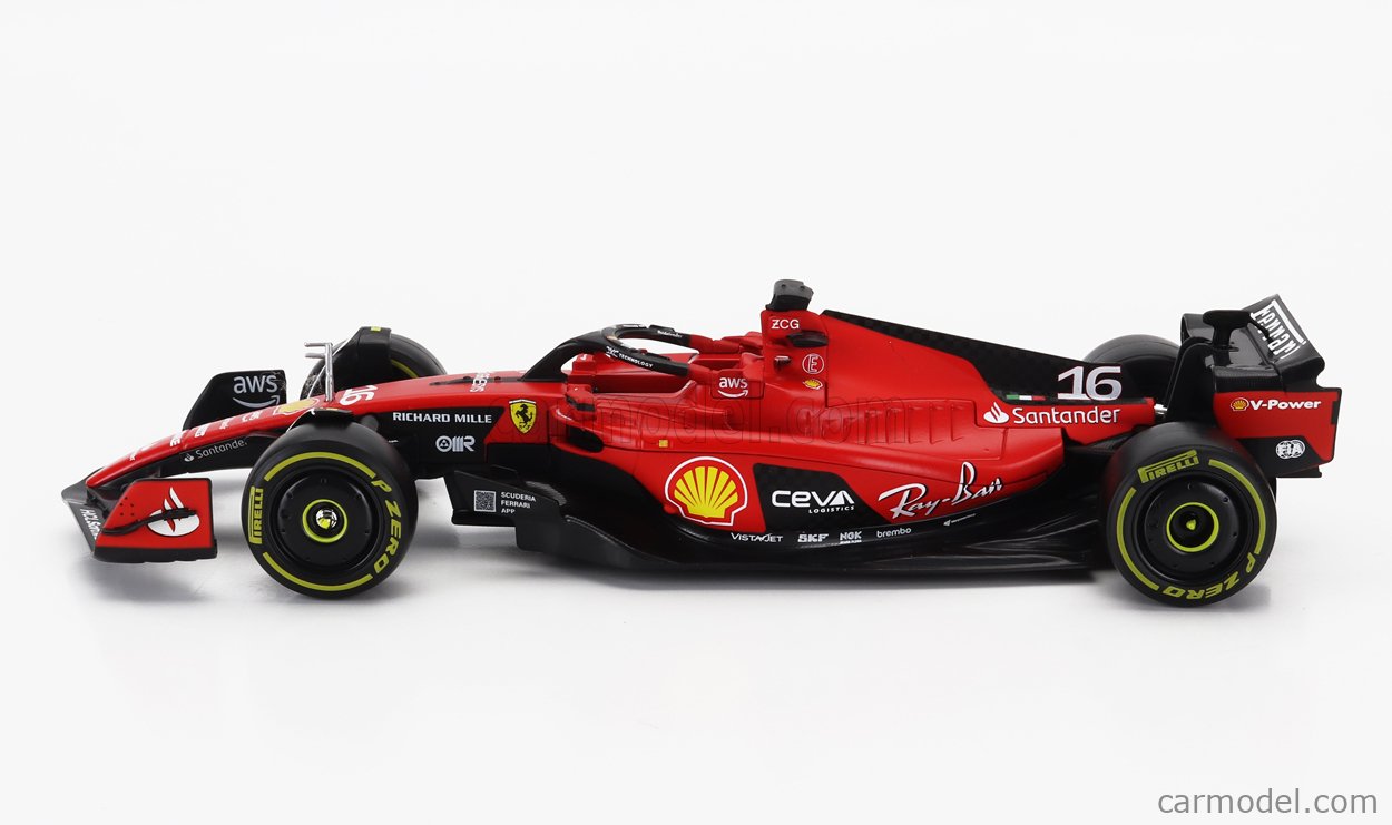 BURAGO 18-26809-LEC Scale 1/24 | FERRARI F1 SF-23 TEAM SCUDERIA FERRARI ...