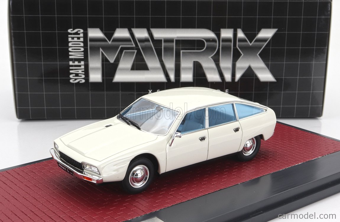 MATRIX SCALE MODELS MX50304-071 Scale 1/43 | CITROEN PROJET L 1971 WHITE