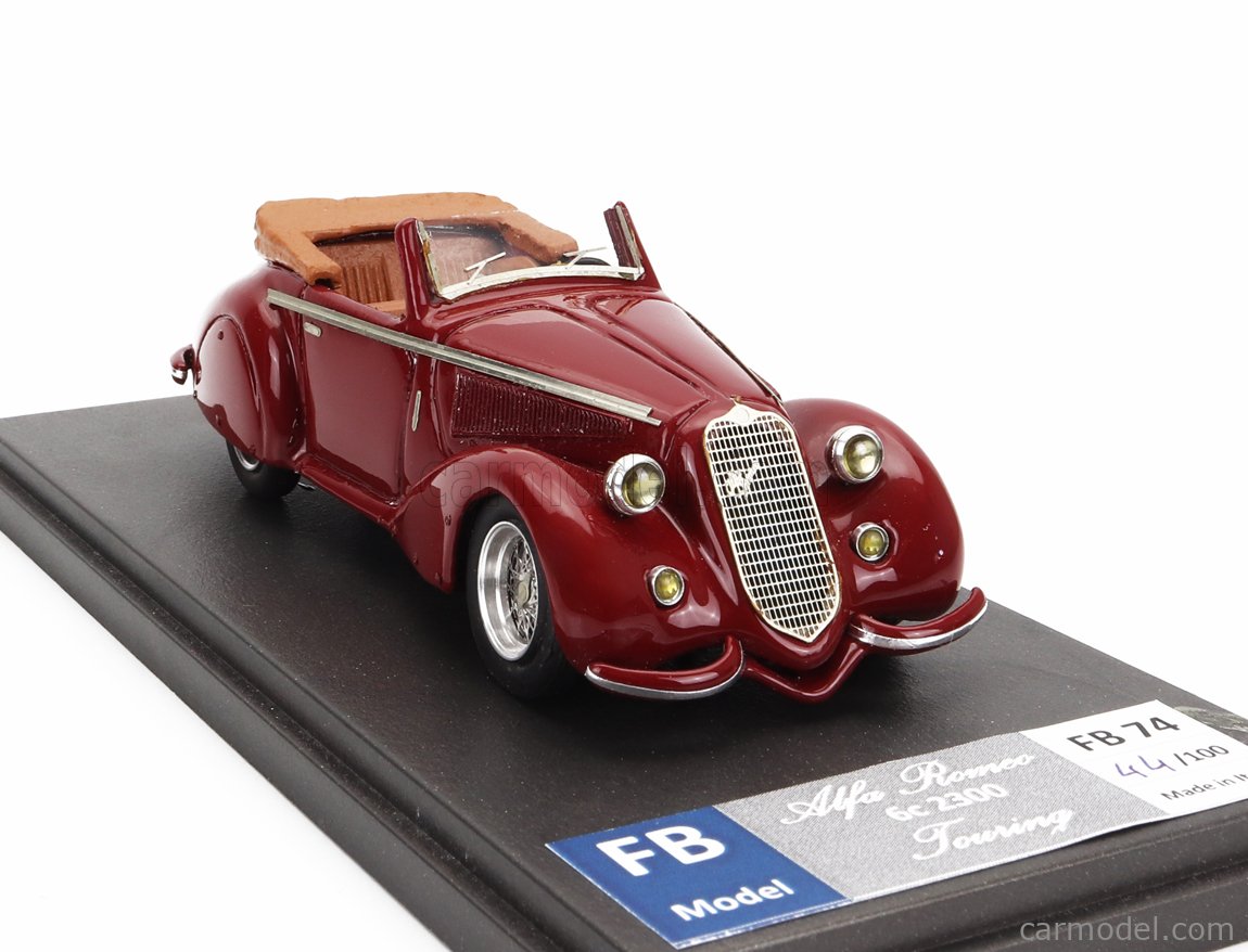 FB-MODEL FB074D Scale 1/43 | ALFA ROMEO 6C 2300 CABRIOLET TOURING 1937 ...