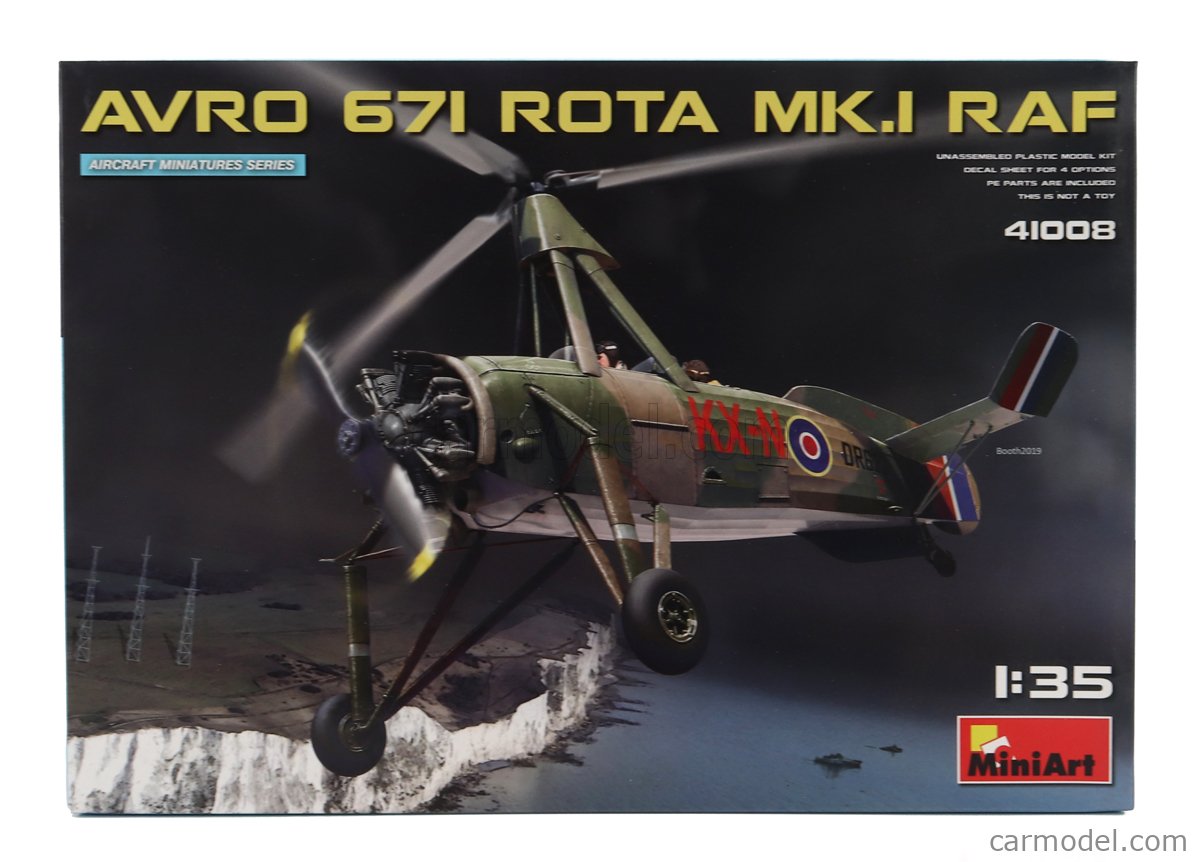 MINIART 41008 Scale 1/35 | AVRO 671 ROTA MKI MILITARY AIRPLANE 1933