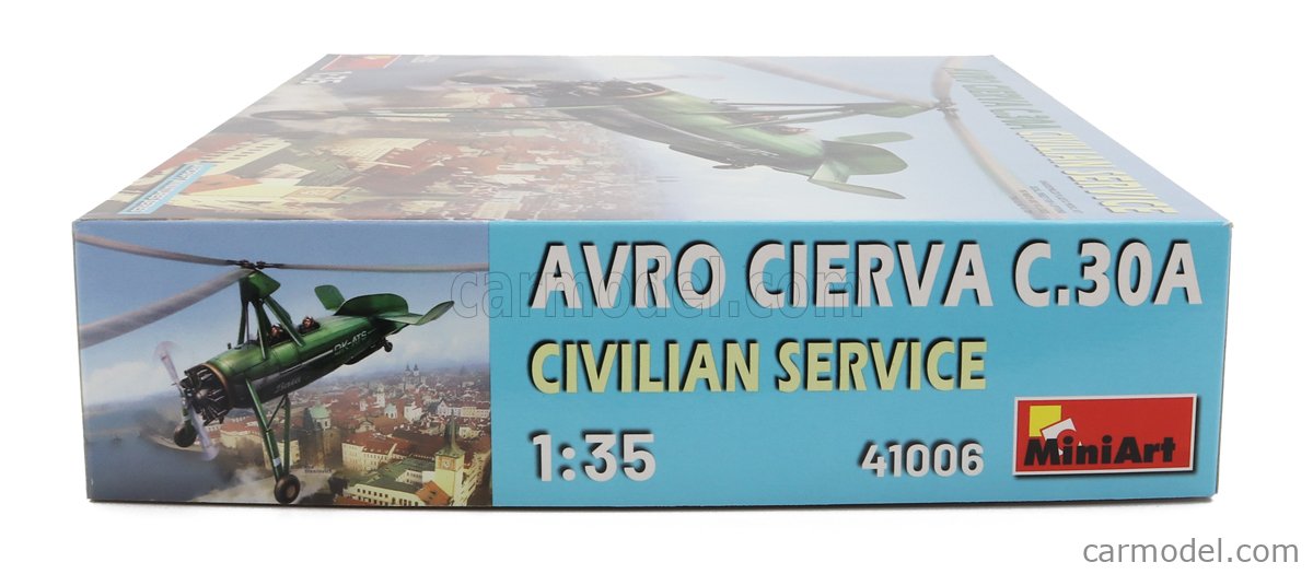 MINIART 41006 Scale 1/35 | AVRO CIERVA C.30 AIRPLANE CIVILIAN SERVICE ...