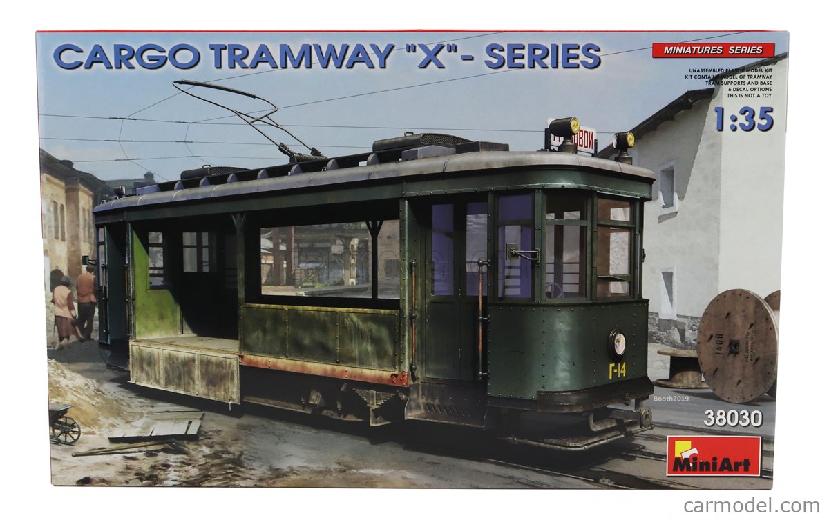MINIART 38030 Scale 1/35 | TRAM CARGO TRAMWAY X SERIES 1950