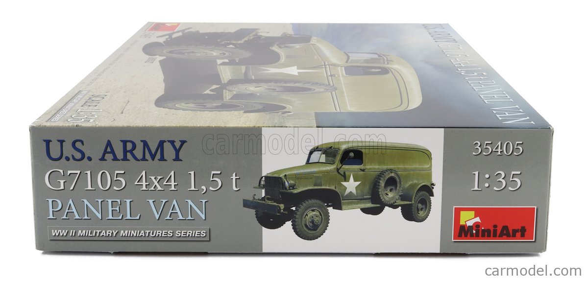 MINIART 35405 Scale 1/35 | CHEVROLET G7105 4x4 TRUCK PANEL VAN MILITARY ...