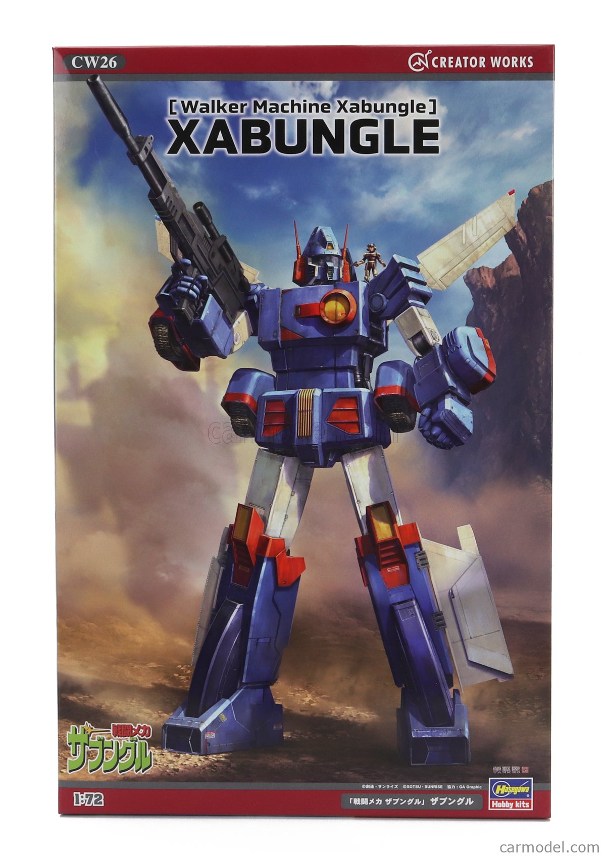 HASEGAWA SCW26-64526 Scale 1/72 | TV SERIES ROBOT WALKER MACHINE XABUNGLE 1982