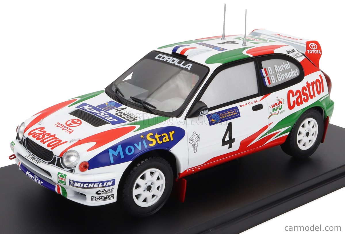 EDICOLA AAWRC041 Scale 1/24 | TOYOTA COROLLA WRC CASTROL N 4 WINNER ...