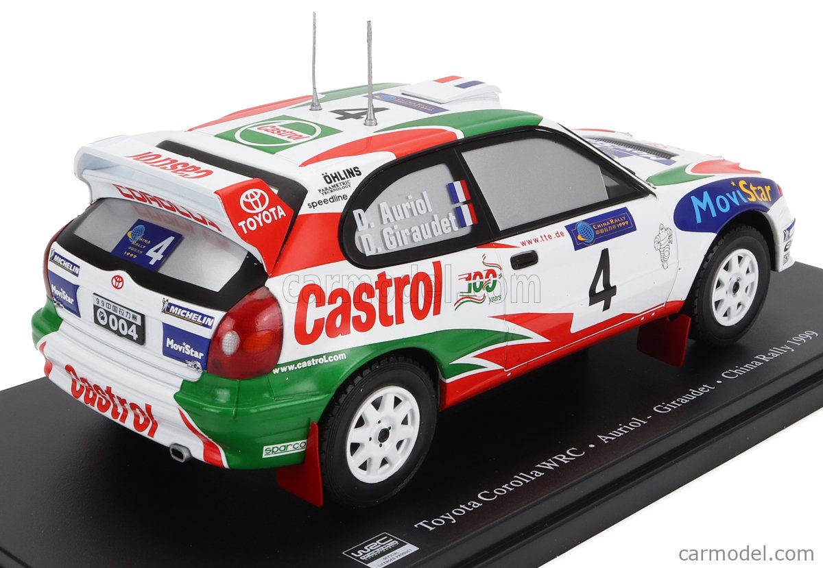 EDICOLA AAWRC041 Scale 1/24 | TOYOTA COROLLA WRC CASTROL N 4 WINNER ...